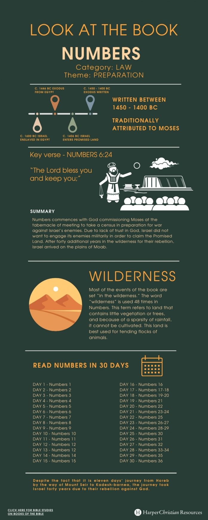 Look at the Book: Numbers [Infographic] | Bible Gateway News & Knowledge