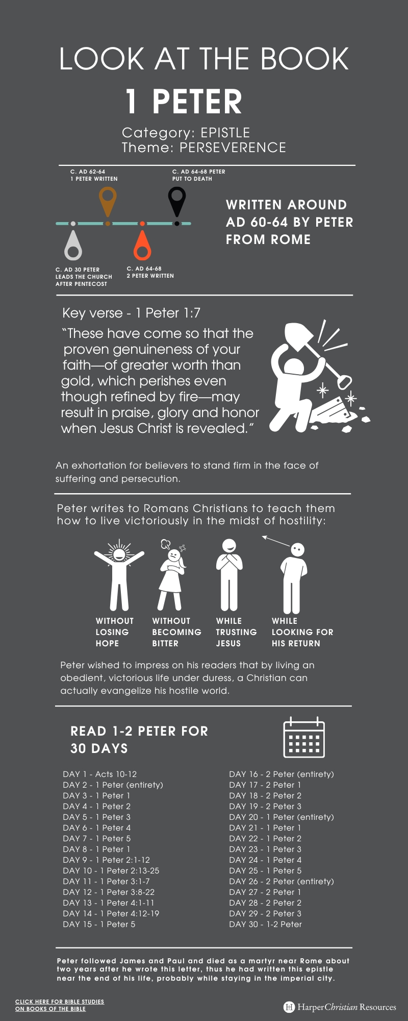Look at the Book: 1 Peter [Infographic] | Bible Gateway News & Knowledge